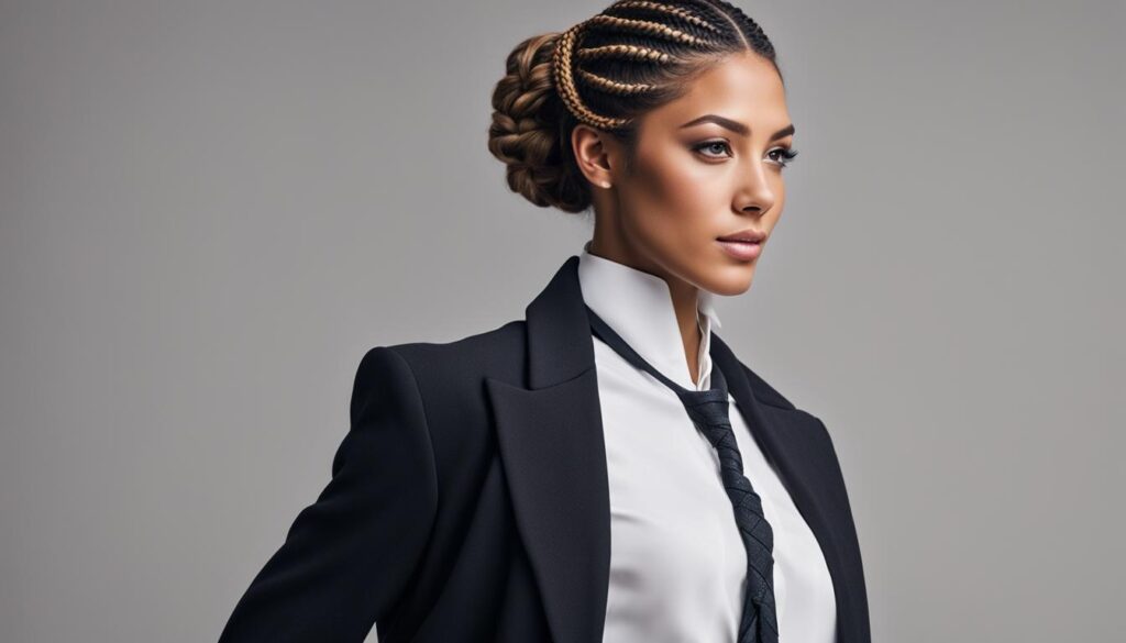 Do braids look professional?