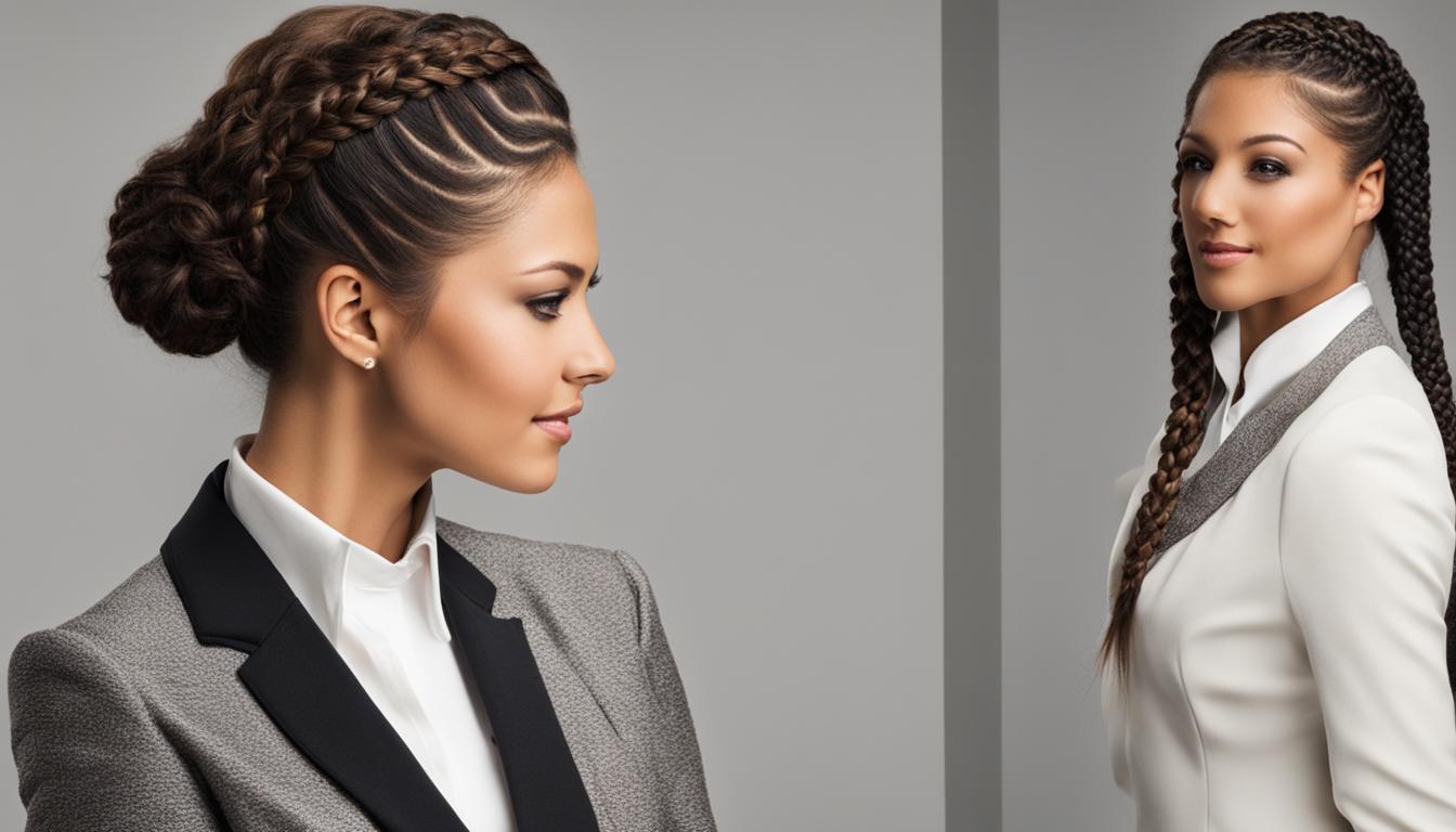 Do braids look professional?