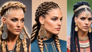 What culture wore braids first?