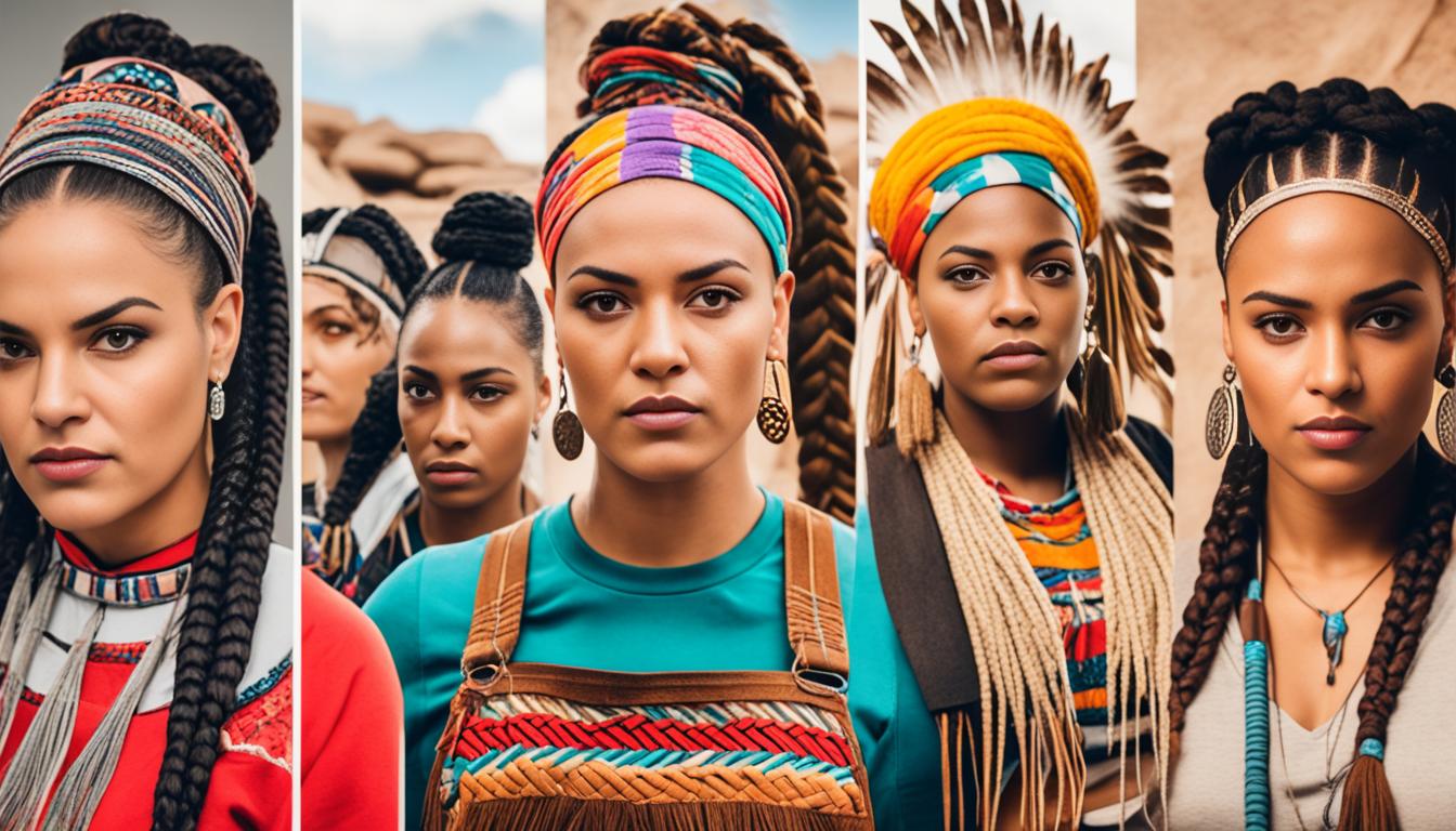 What culture wore braids first?