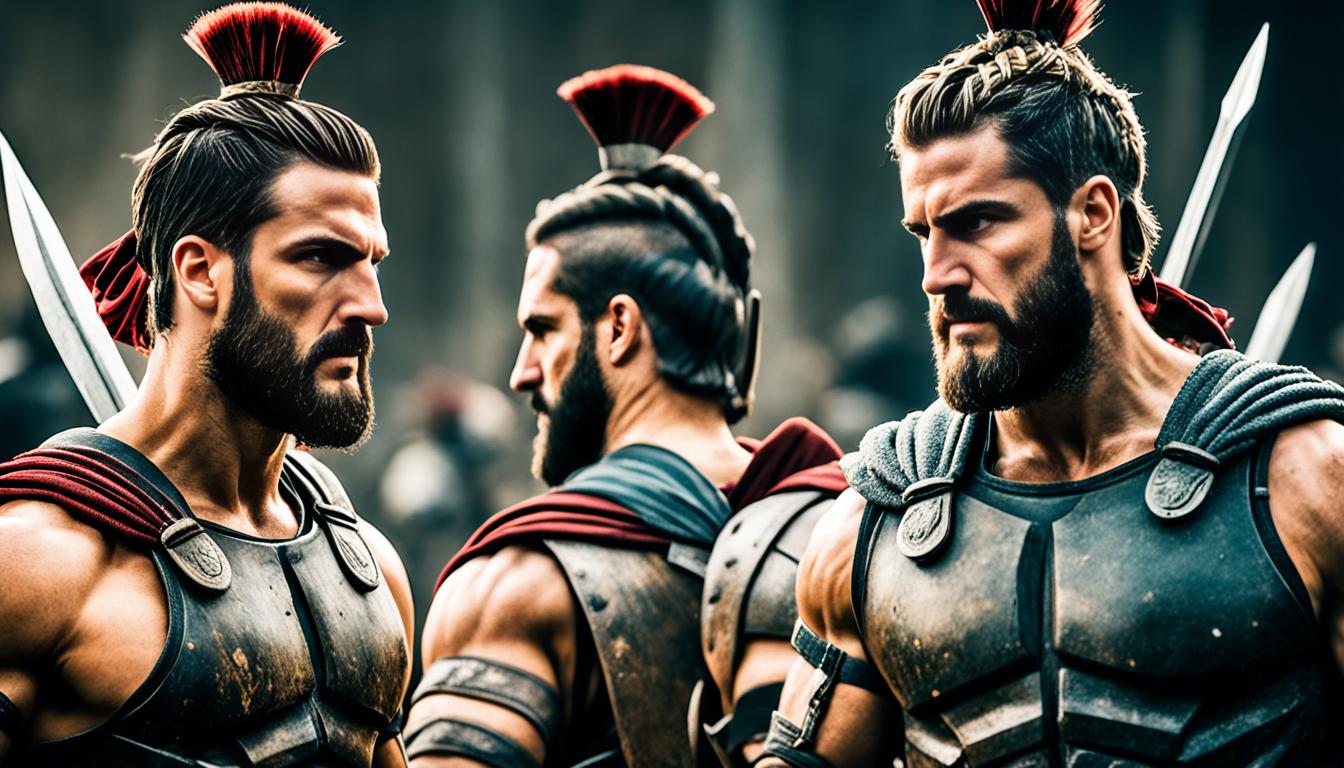 Did Spartans have long hair?