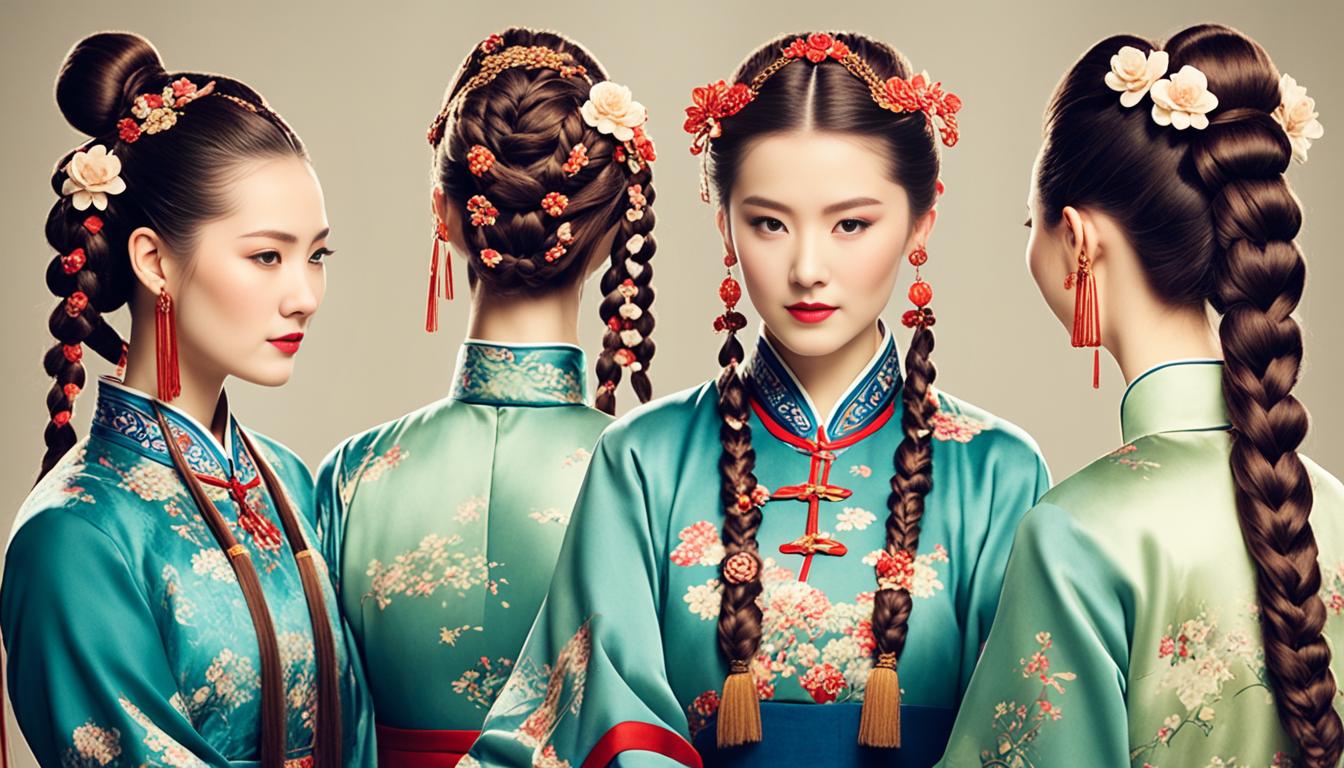 Did ancient Chinese wear braids?