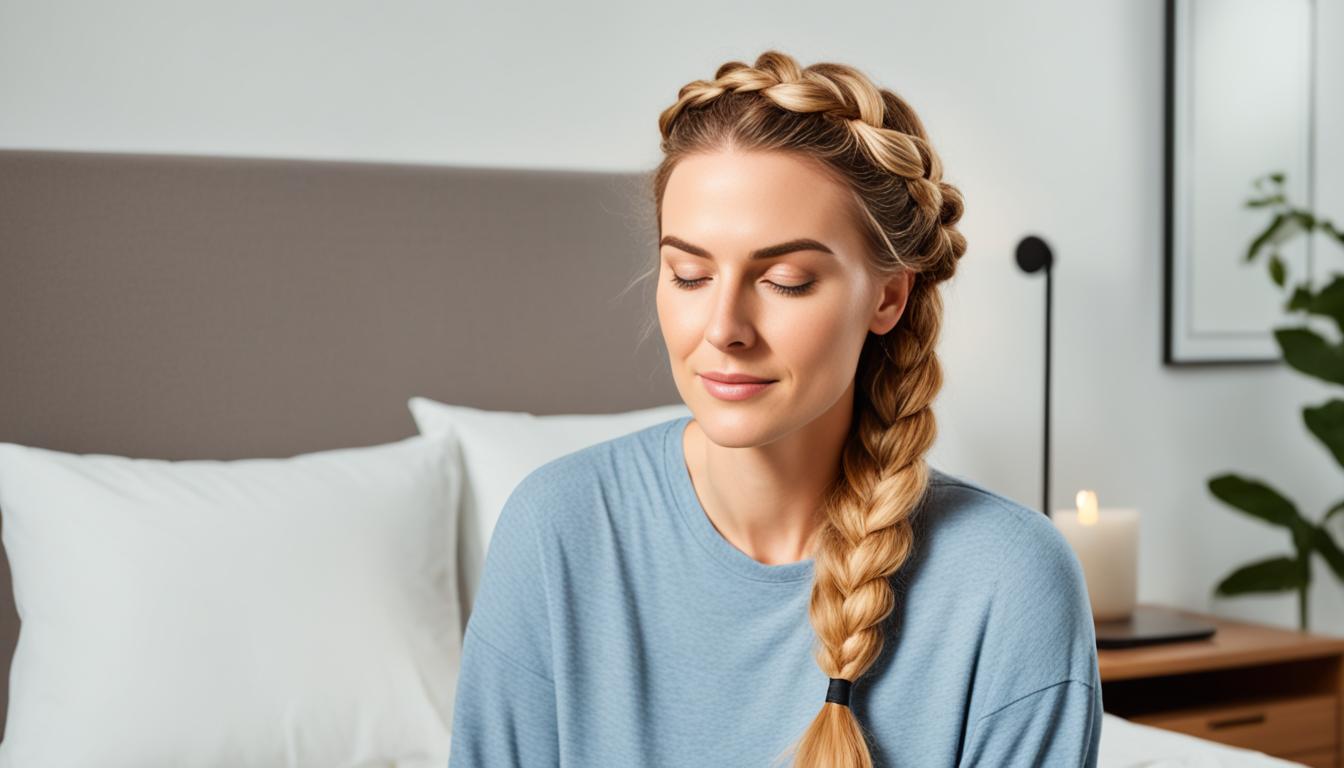 Is it good to sleep with hair in plaits?